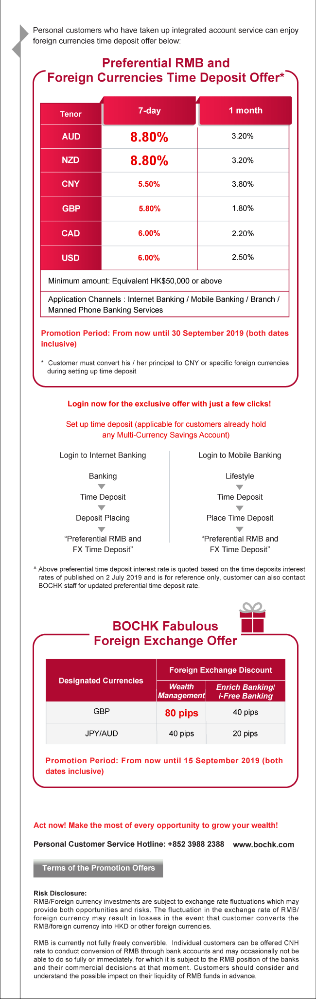 Up to 8.80%p.a. Preferential Foreign Currencies Time Deposit Offer ...