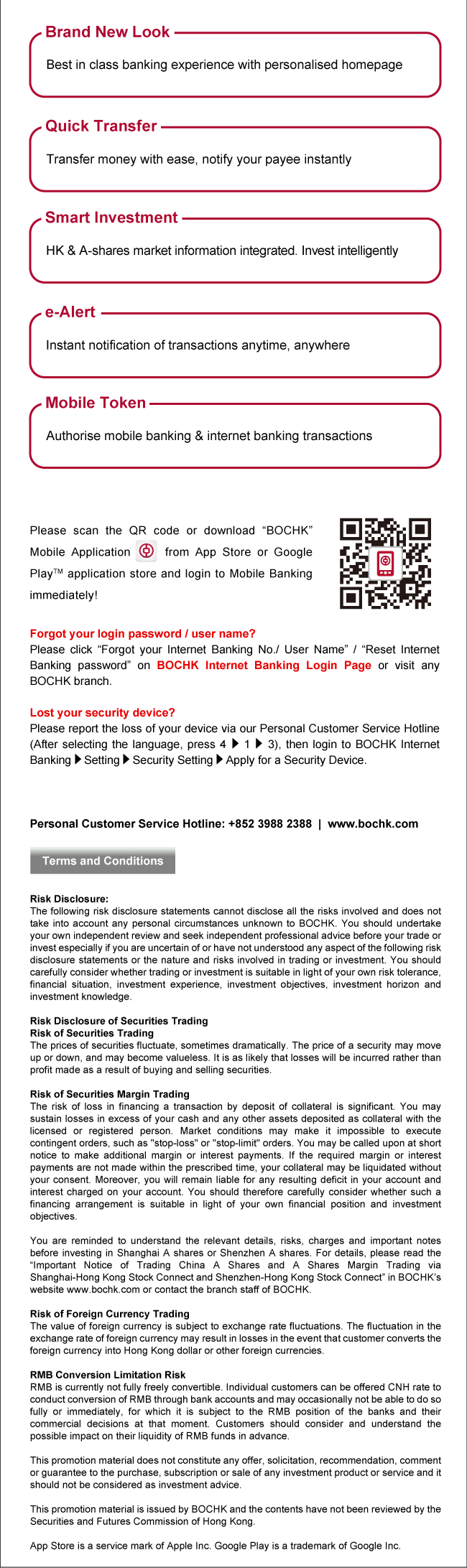 The upgraded BOCHK Mobile Banking will be coming soon. Bringing you a ...